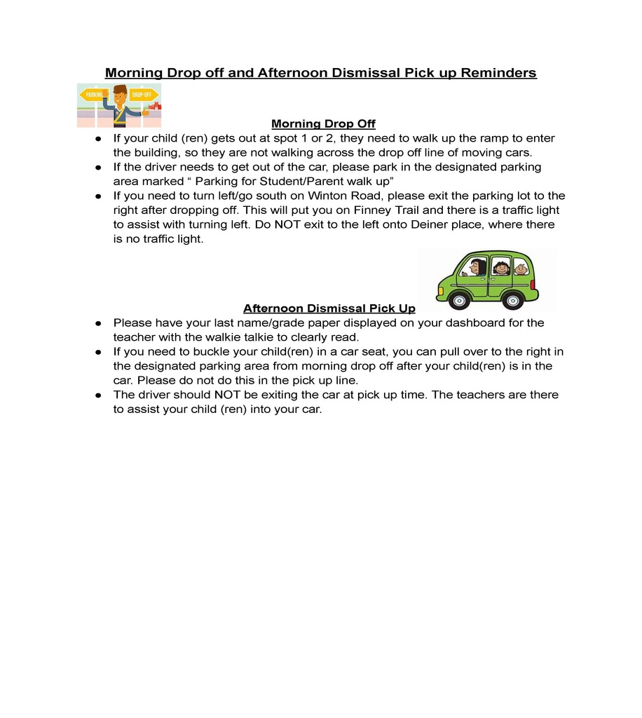 Carpool Procedures – St. Vivian Catholic School